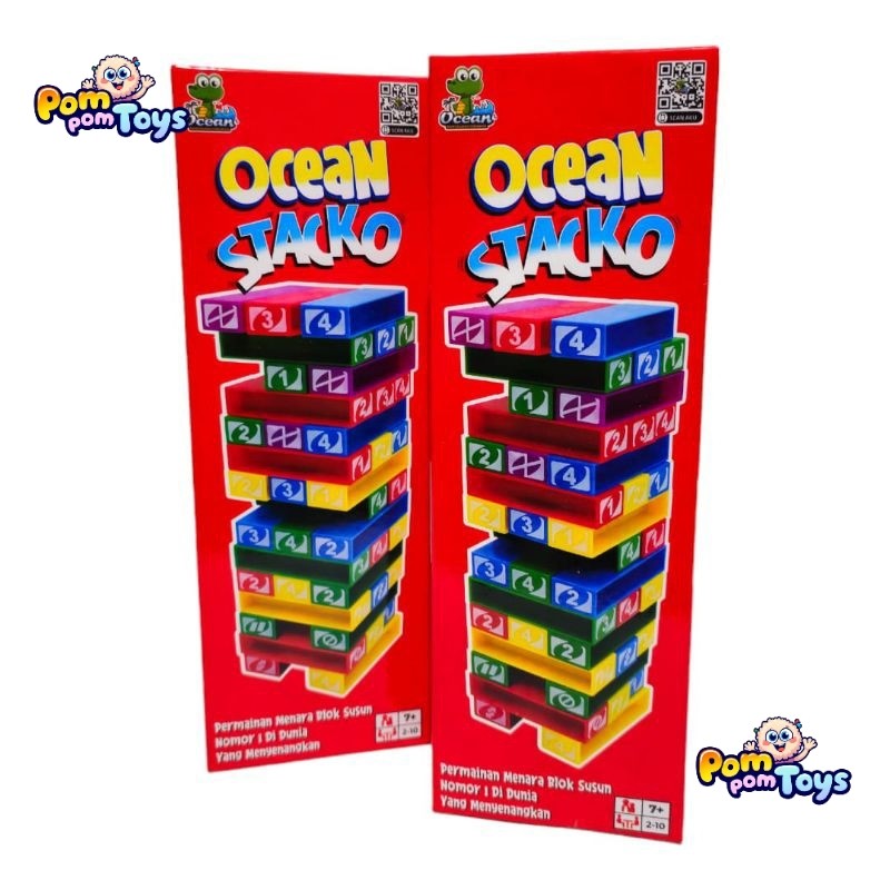 Jual Board Game Stacko Balok Susun Mainan Edukasi | Shopee Indonesia