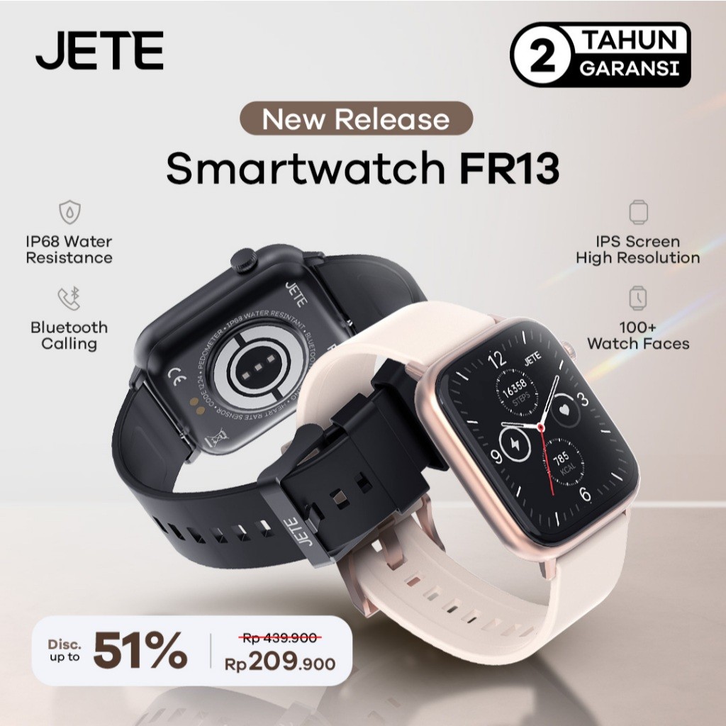 Jual Smartwatch JETE FR13 Jam Tangan Olahraga Lari IP68, 20+ Sport Mode ...
