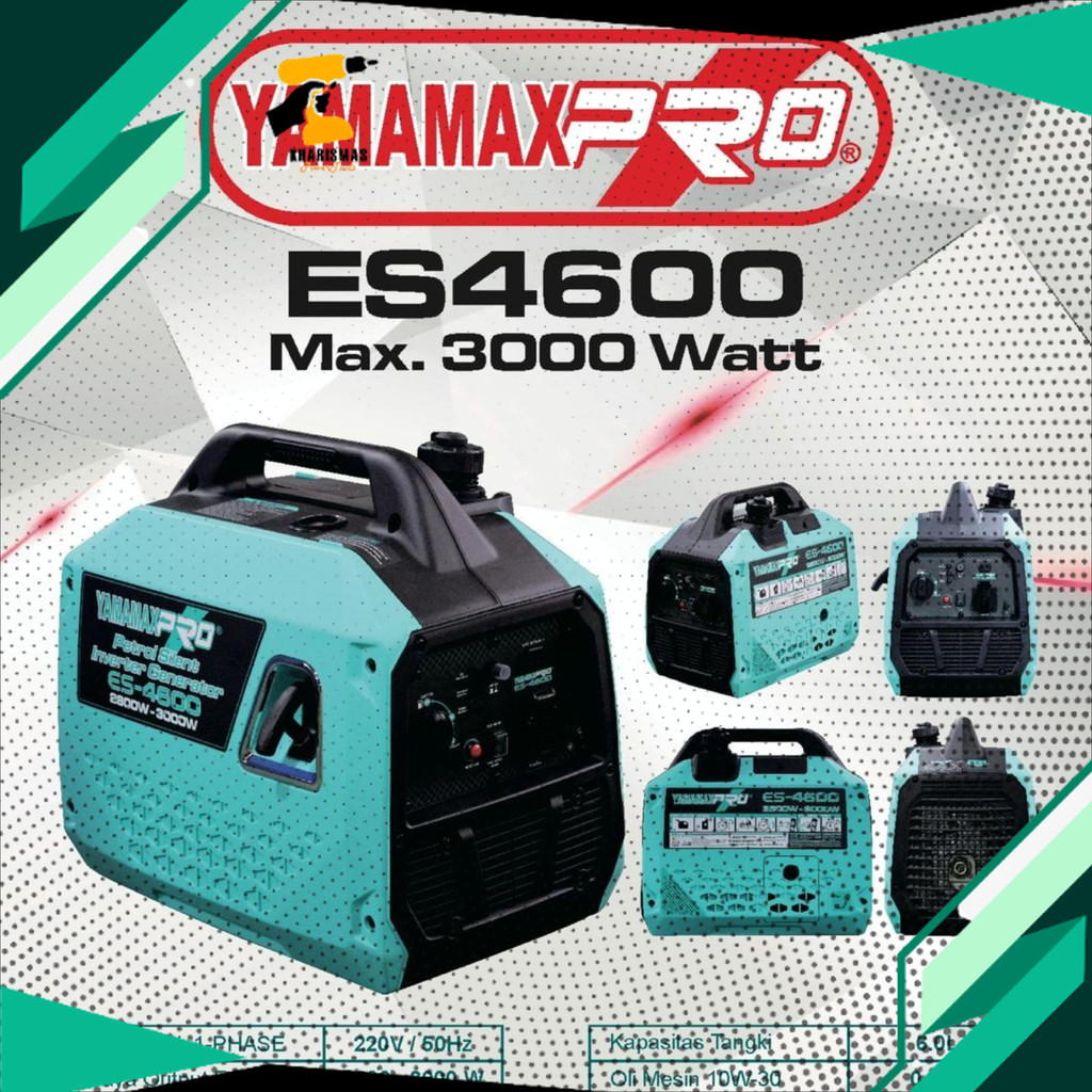 Jual GENSET SILENT INVERTER YAMAMAX-PRO EQ 4600 RR 3000 WATT ...