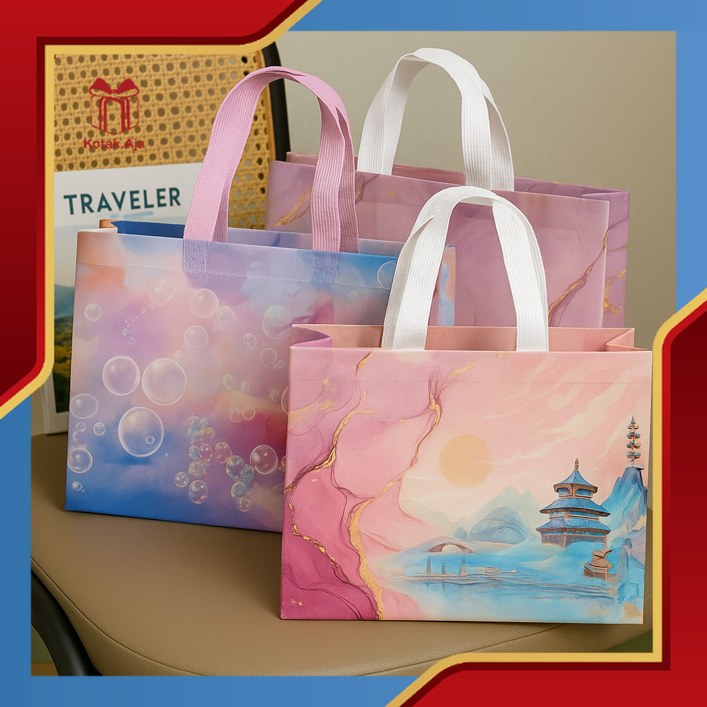 Jual Tas Spunbond / Goodie Bag Spunbond / Spoundbond Bag / Tas Belanja ...