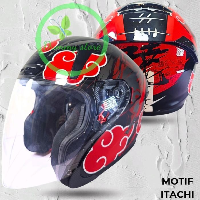 Jual HELM VRC / HELM NORISK / HELM HALF FACE VRC NORISK MOTIF ANIME ...