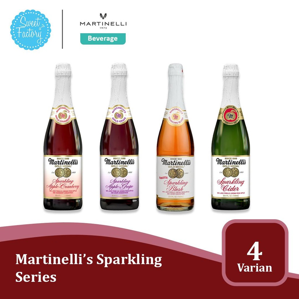 Jual Martinelli’s Sparkling Juice 25.4 oz 4 Varian – Minuman Bersoda ...