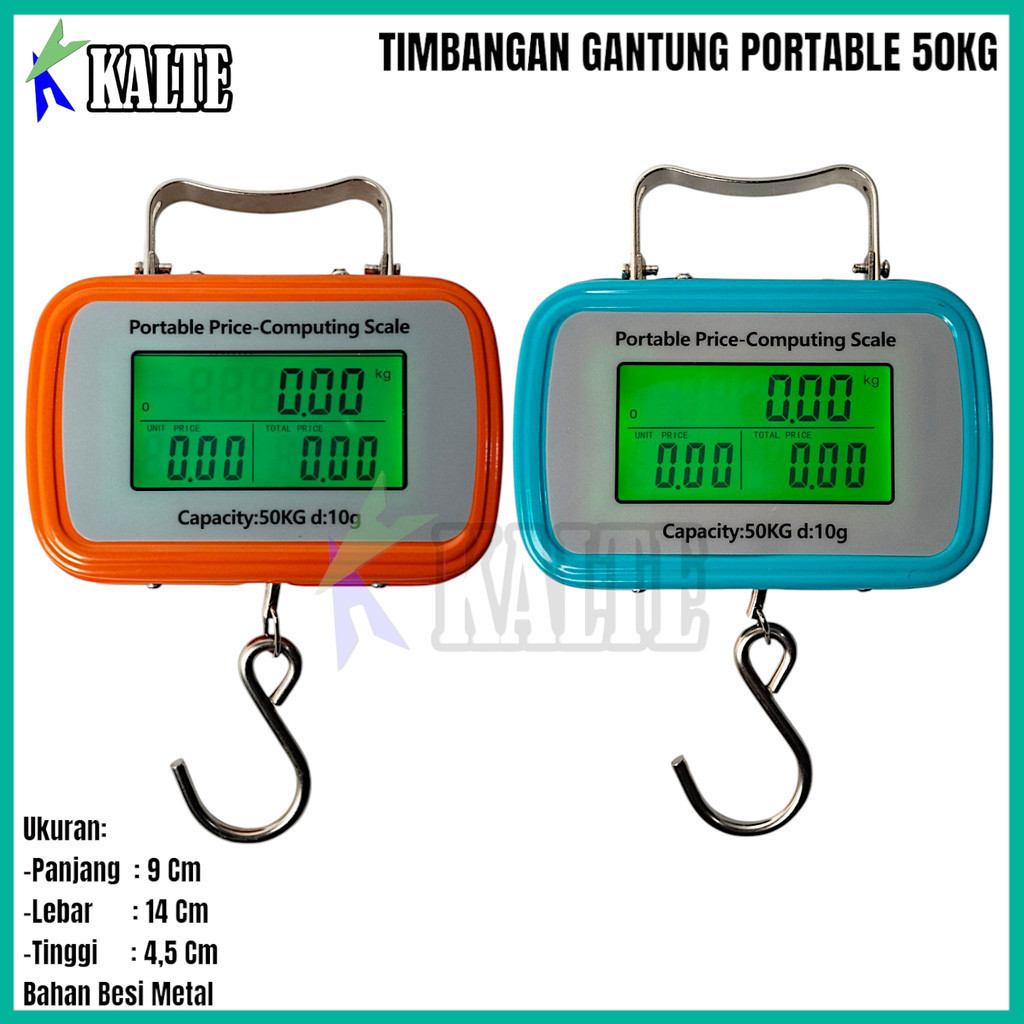 Jual Timbangan Gantung 50Kg Portabel, Timbangan Digital Gantung 50Kg ...