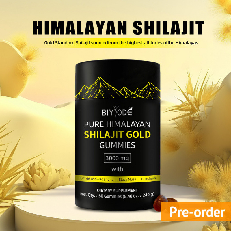 Jual Biyode Boutique shilajit gummies - 60 capsules/bottle ...