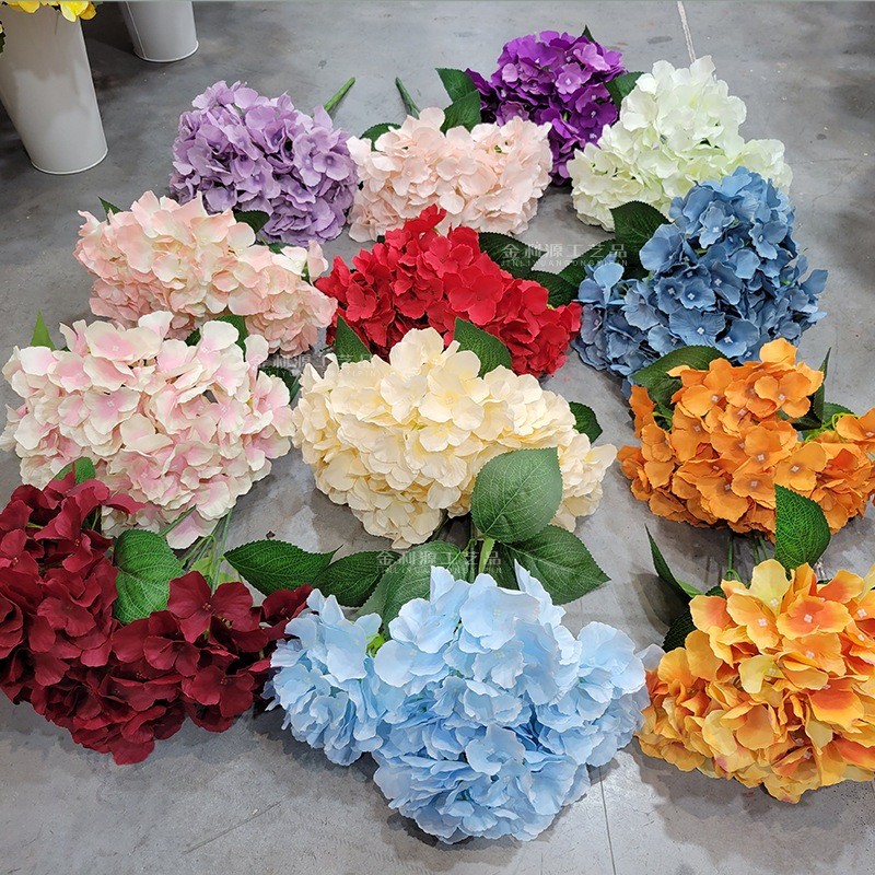 Jual 【Jualan Grosir】1 Tangkai 5 Kuntum Hydrangea Artificial Hiasan ...