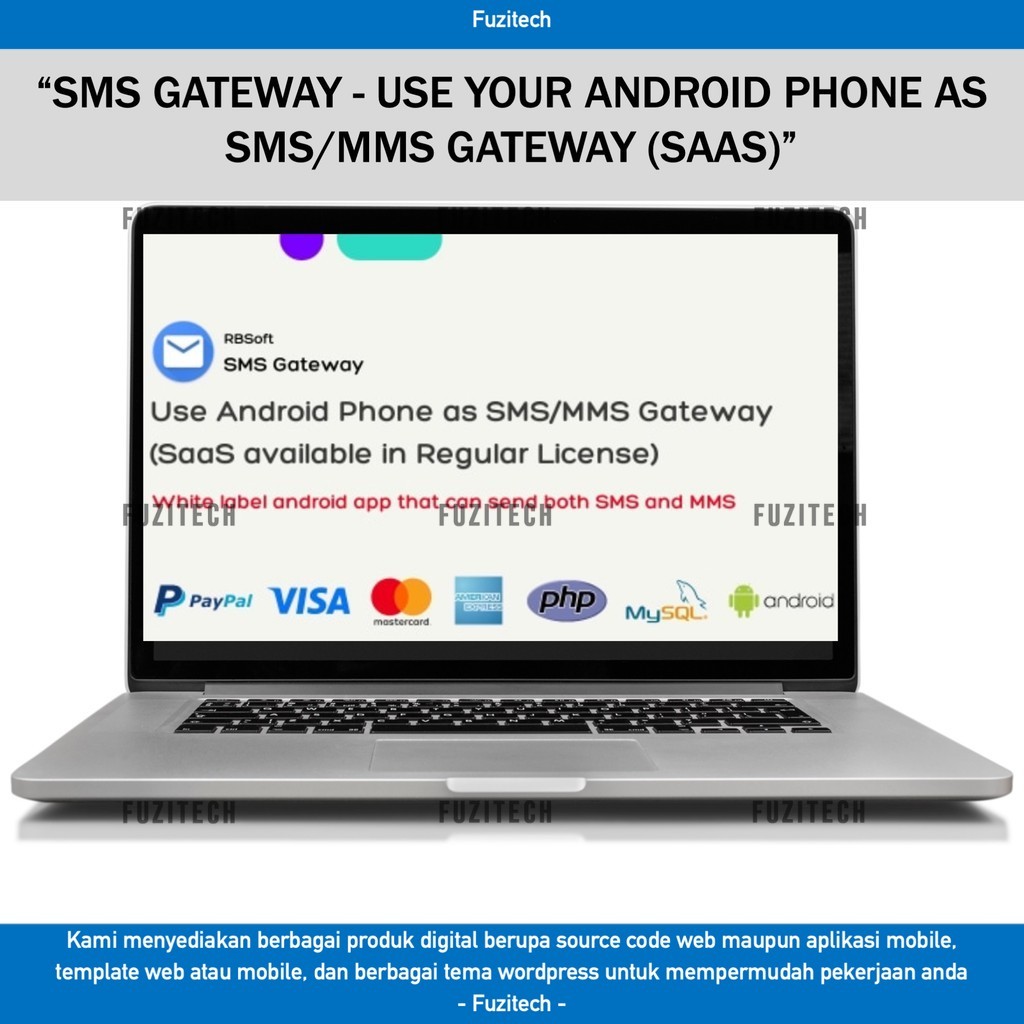 Jual SOURCE CODE APLIKASI WEB SMS GATEWAY - USE YOUR ANDROID PHONE AS SMS/MMS GATEWAY (SAAS ...
