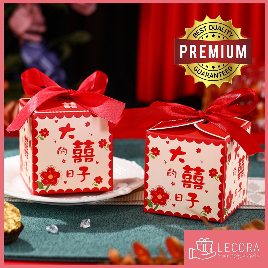 Jual LECORA Kotak Permen Coklat Kubus / Box Permen Coklat / Chinese ...