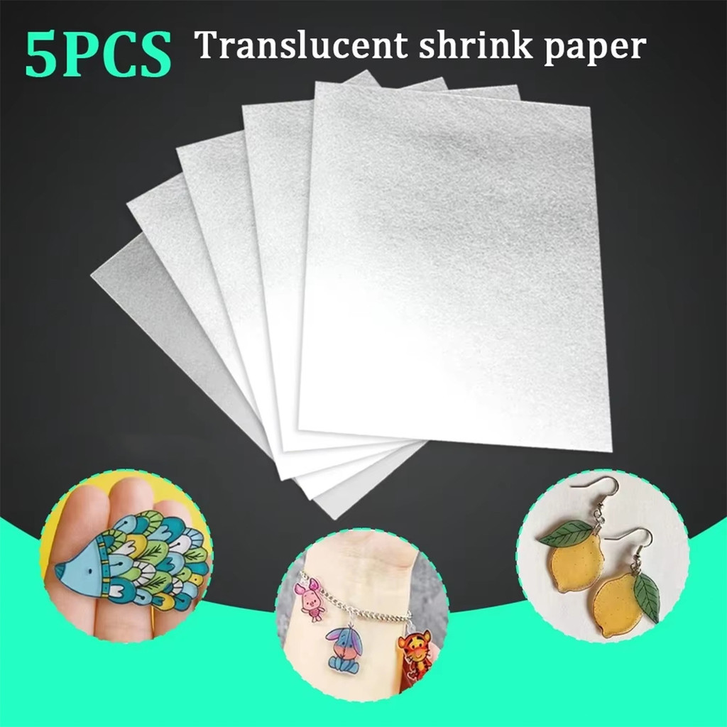 Jual shrink paper lengkap 5/10pcs Shrink Flim DIY Shrinky Dink Plastic ...