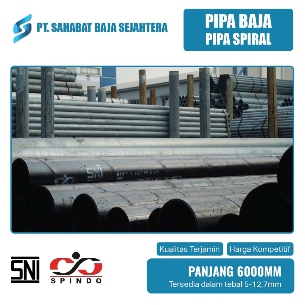 Jual Pipa Galvanis SNI Spiral - Galvanis Pipe Welded 6 Meter | Shopee ...
