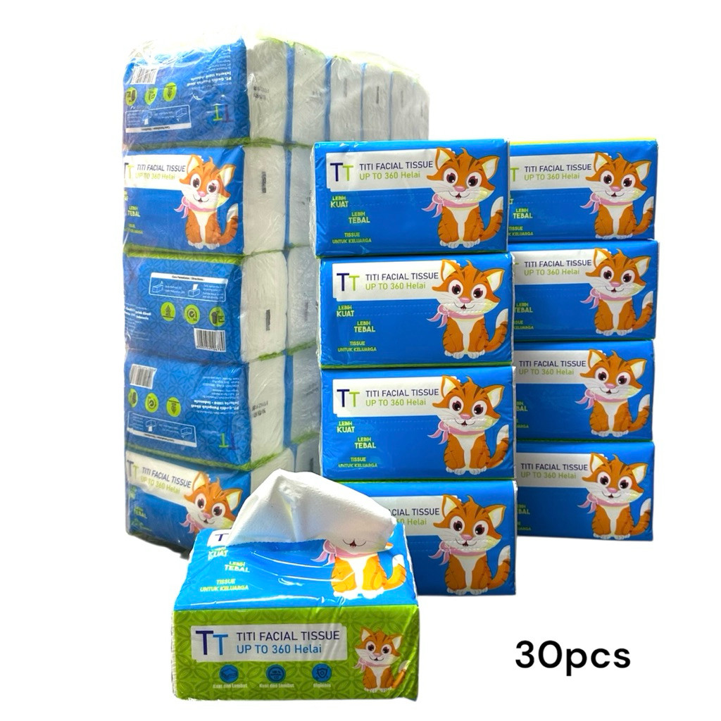 Jual [4D] 1 Bal 30pack Tisu Titi Facial Tissue Up To 360 Helai 2ply ...