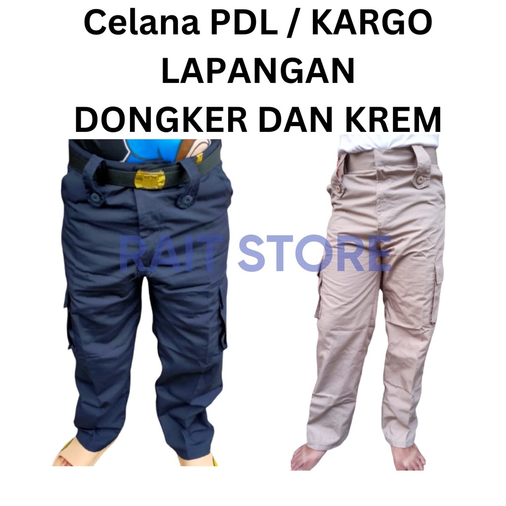Jual CELANA PDL BIRU DONGKER NAVY SATPAM SECURITY PEMADAM KARGO ...