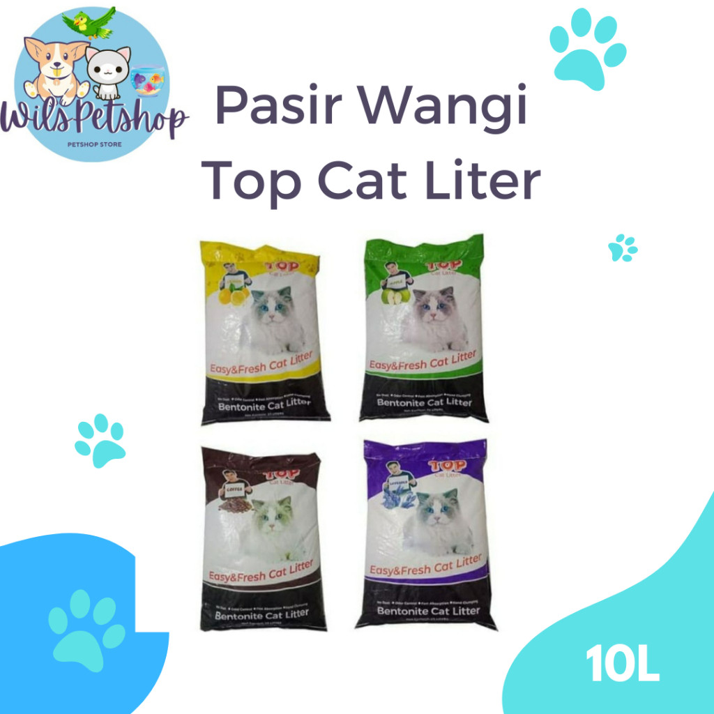 Jual Pasir Kucing - Pasir Top 10L All Variant [INSTANT & REGULER] CO | Shopee Indonesia