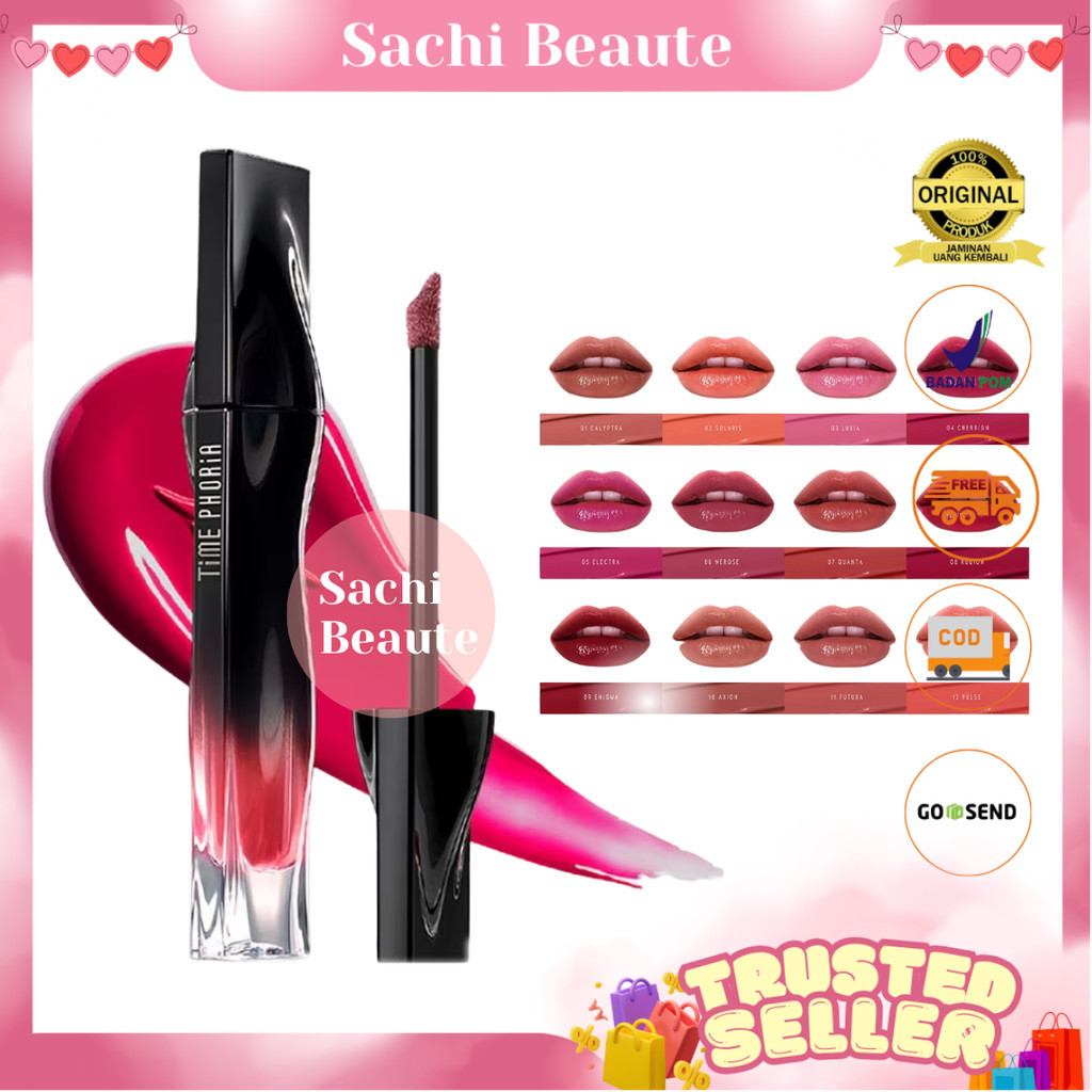 Jual TIME PHORIA - STELLAR DUST LIP STAIN 5ML Liptint Waterproof Tahan ...