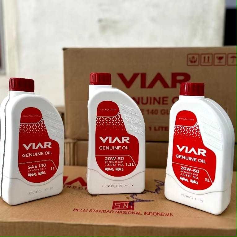 Jual VIAR - Viar Genuine Oil SAE 140 20W-50 Oli Mesin VIAR karya Bit ...