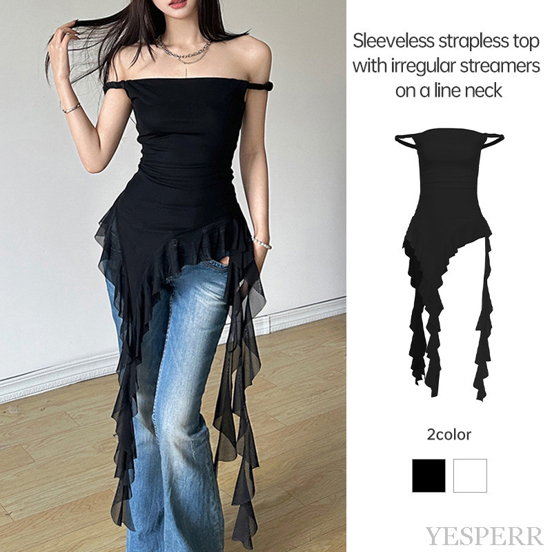 Jual Musim Panas Seksi Spice Girl Halter Tank Hitam / Putih / Gaya Grup ...