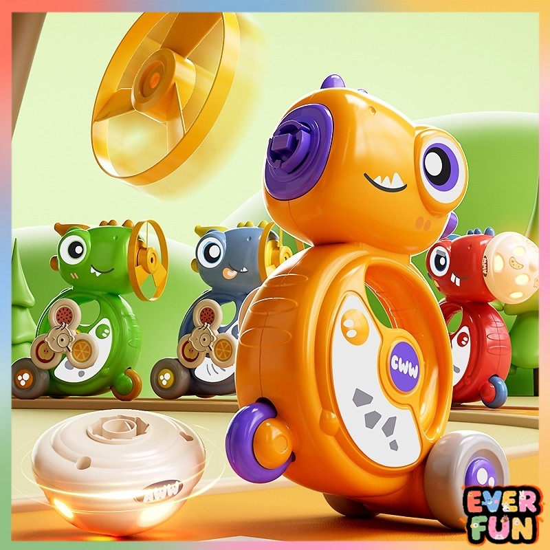 Jual Mainan Motorik Anak Gasing Terbang Spinner Peluit Ever Fun Toys ...