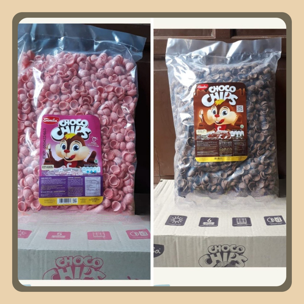 Jual Choco Chips/Choco Crunch/Coco Simba BULKY 950 gr/1 kg ( Exp. 11. ...