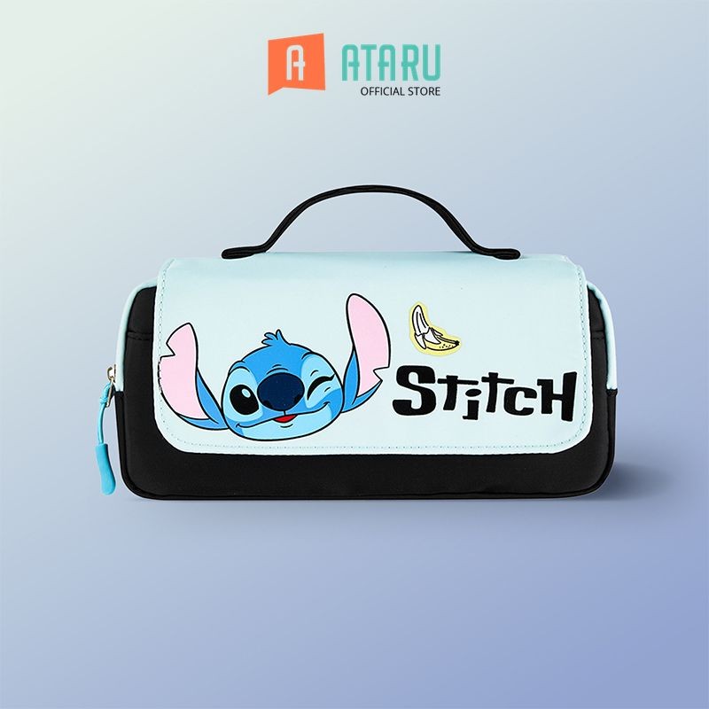 Jual Ataru Tempat Pensil Multifungsi Stitch - Biru Pouch Pensil Pulpen ...