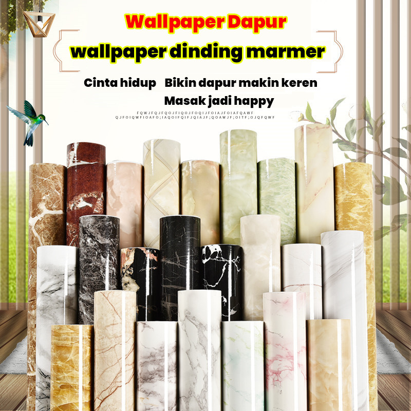 Jual Stiker Dinding Dapur 60CM * 1000CM Desain Marmer Granit PVC ...