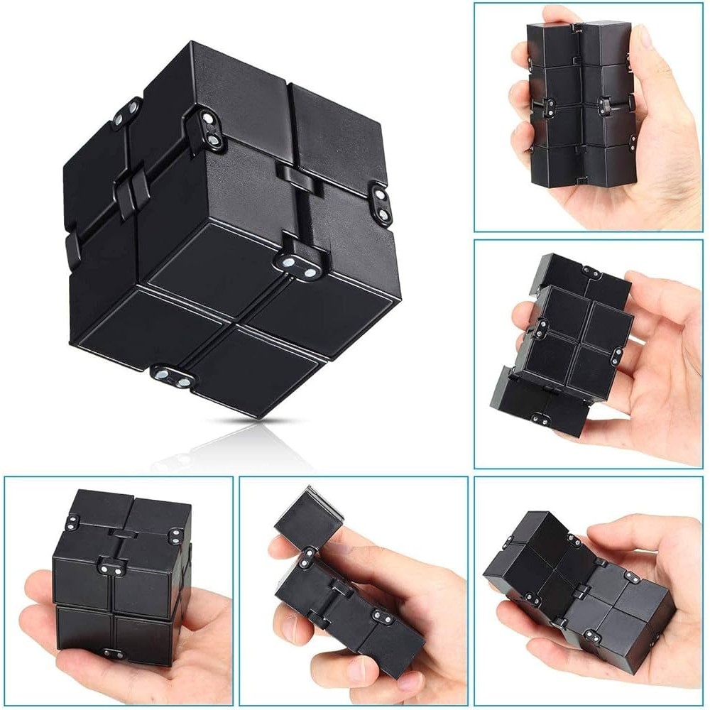 Jual Maxi Flip Infinity Rubik Fidget Cube Magic Puzzle Mainan Stress ...