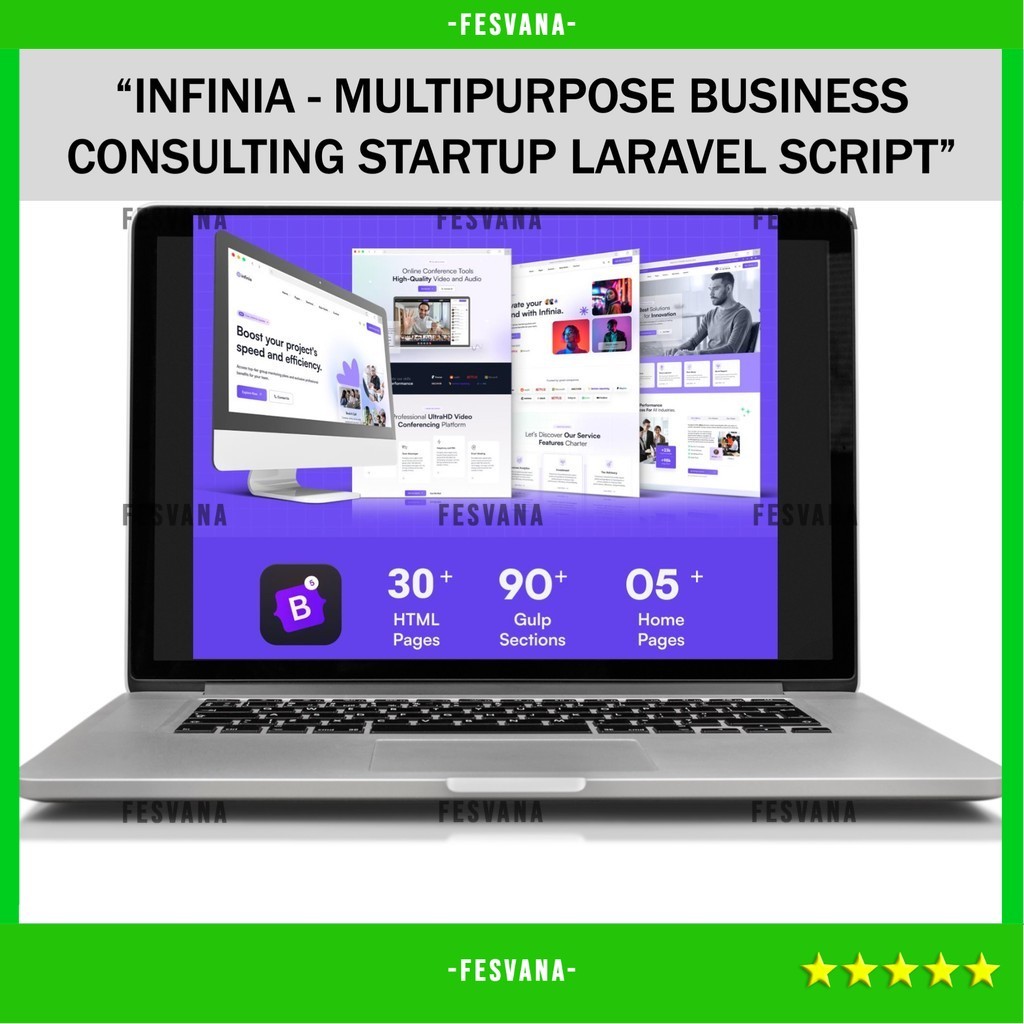 Jual SOURCE CODE APLIKASI WEB INFINIA - MULTIPURPOSE BUSINESS CONSULTING STARTUP LARAVEL SCRIPT ...