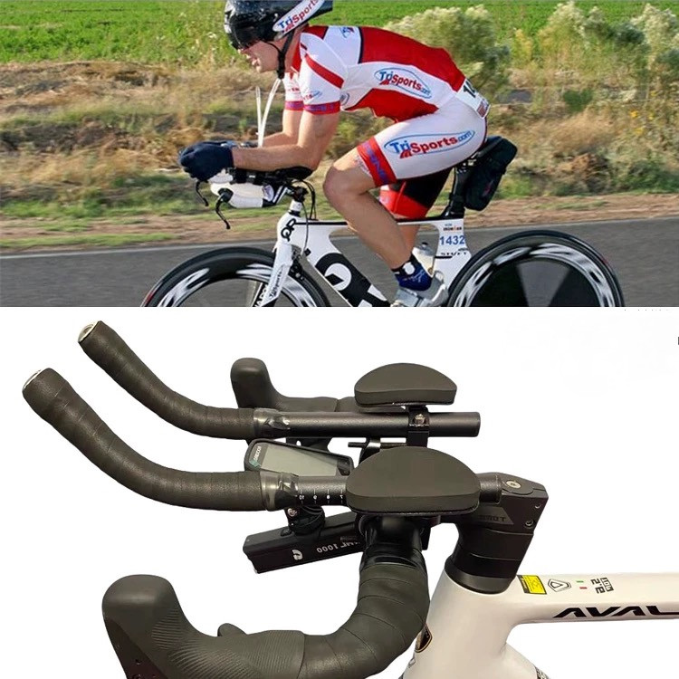 Jual West Biking Stang Aero Arm Rest Bar TT Handlebar Time Trial ...