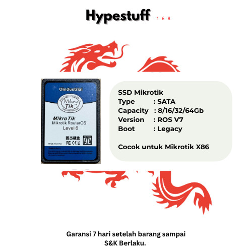 Jual SSD mSATA SATA Mikrotik RouterOS Level 6 - Upgrade/Downgrade ROS 7 ...