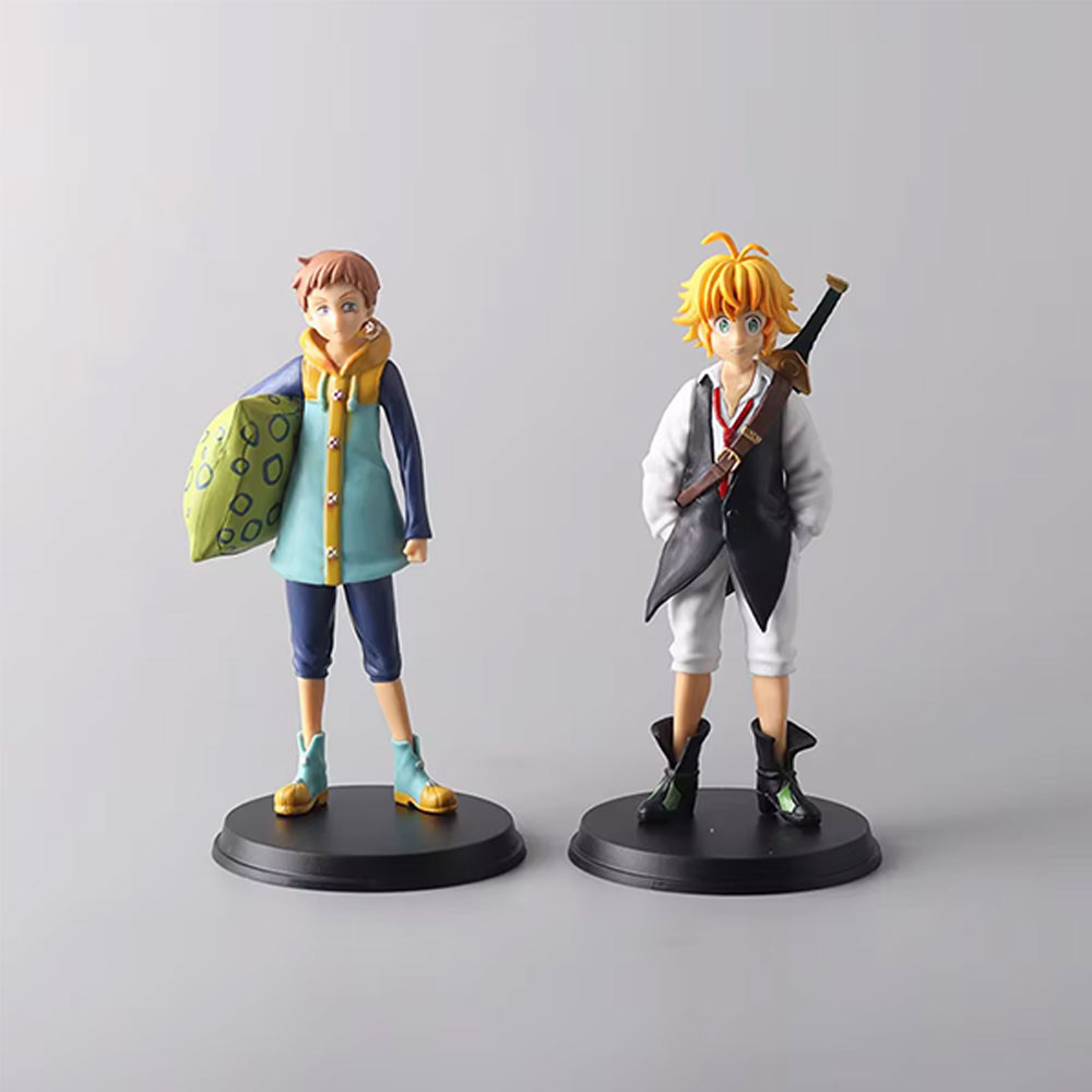 Jual 16CM The Seven Deadly Sins Figure Meliodas King Standing Animation ...