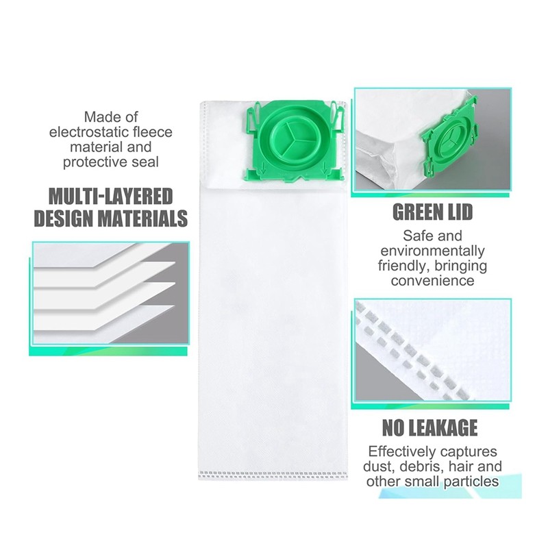 Jual Y21A 12 Pcs Vacuum Cleaner Bags Compatible for Sebo K X/C/370 Sebo ...