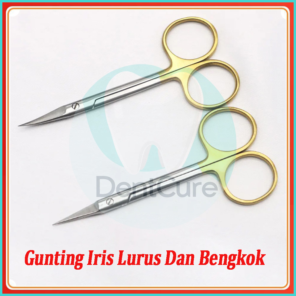 Jual Marwa Gunting Iris Lurus Bengkok Gunting Iris Tajam Tajam Gunting ...
