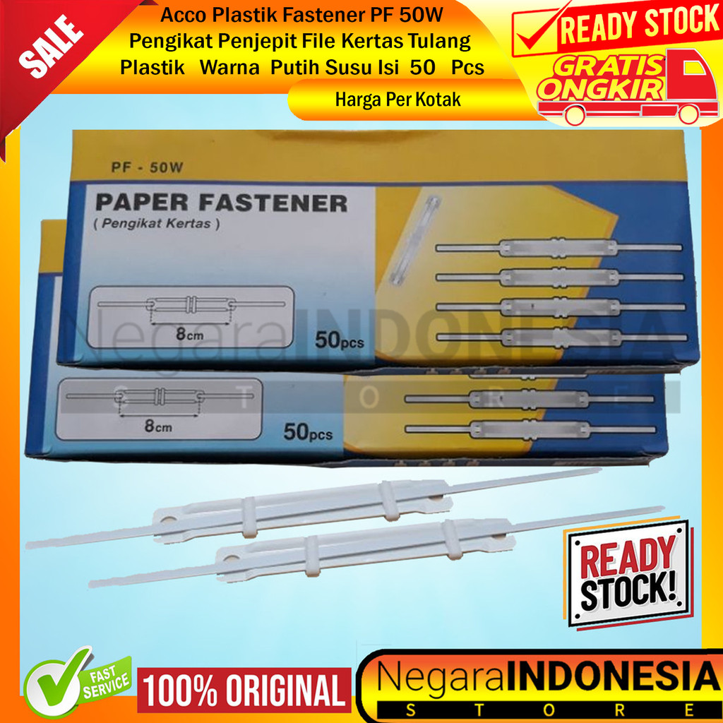Jual JK Acco Paper Fastener Pf 50w Plastik Menawarkan Solusi Praktis ...