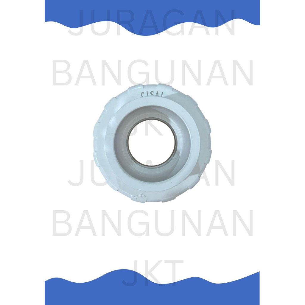 Jual WATERMUR PVC CISAL 2" INCH / WATER MUR POMPA UNION FITTING PIPA ...