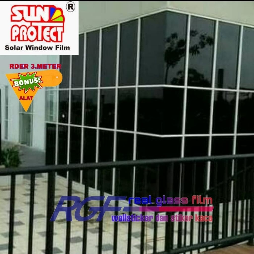 Jual Sticker Kaca Film Jendela Rumah/Gedung/Kantor Kaca Film Riben | Shopee Indonesia