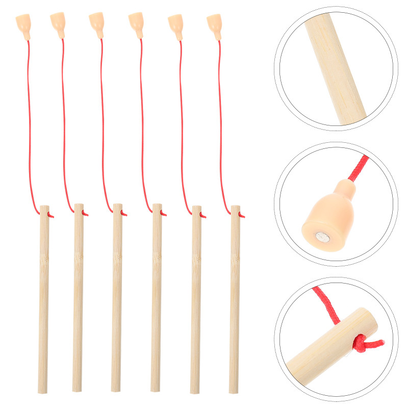 Jual Kids Wooden Magnetic Fishing Rod Toys For ildren'S Educational ...