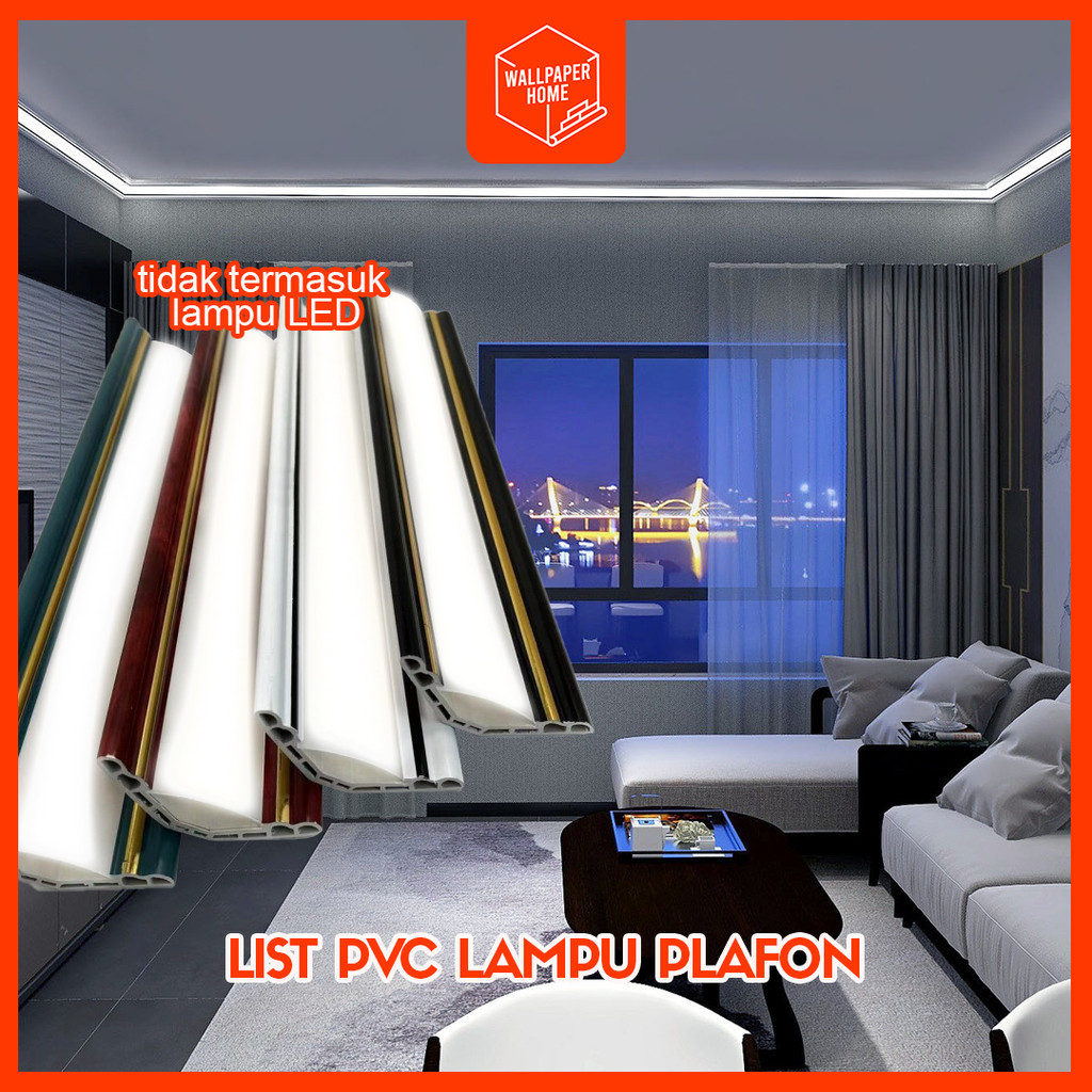 Jual List Lampu Plafon PVC / List Lampu LED Termurah | Shopee Indonesia