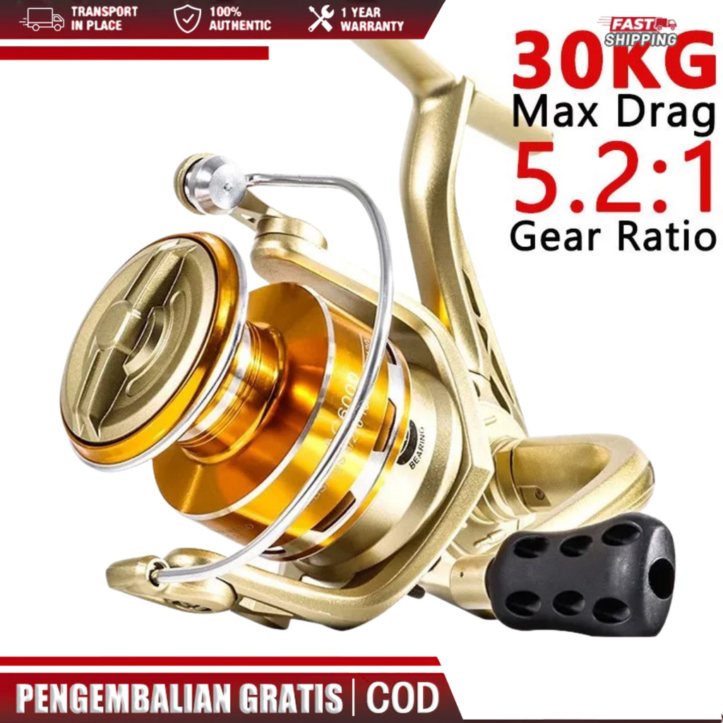 Jual Coralov AC1000-7000 Reel Pancing daido murah cuci gudang katrol ...
