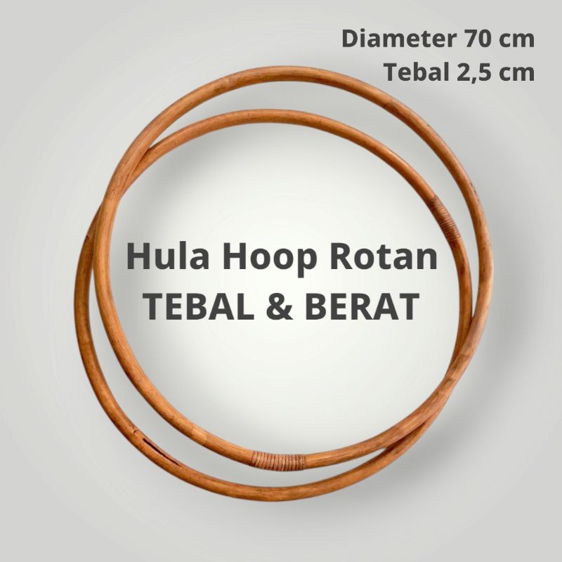Jual Hula Hoop Rotan Diameter 70 cm Tebal dan Berat Fitness OutdoorCO ...