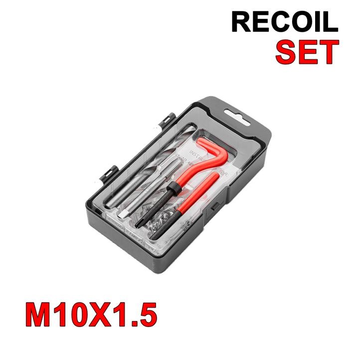 Jual Recoil Set M10X1.5 Thread Helicoil M10 Drat Baut Repair Kunci ...