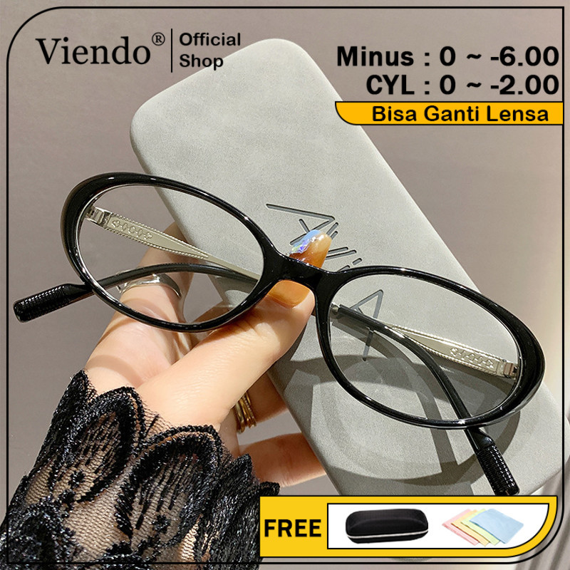 Jual Viendo Kacamata Photocromic Anti Blueray Minus Wanita Pria ...