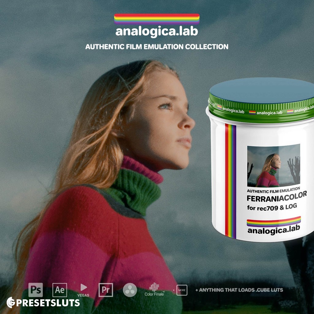 Jual Analogica Lab – Ferraniacolor 35MM Film Emulation | ADOBE PREMIERE DAVINCI RESOLVE | Shopee ...