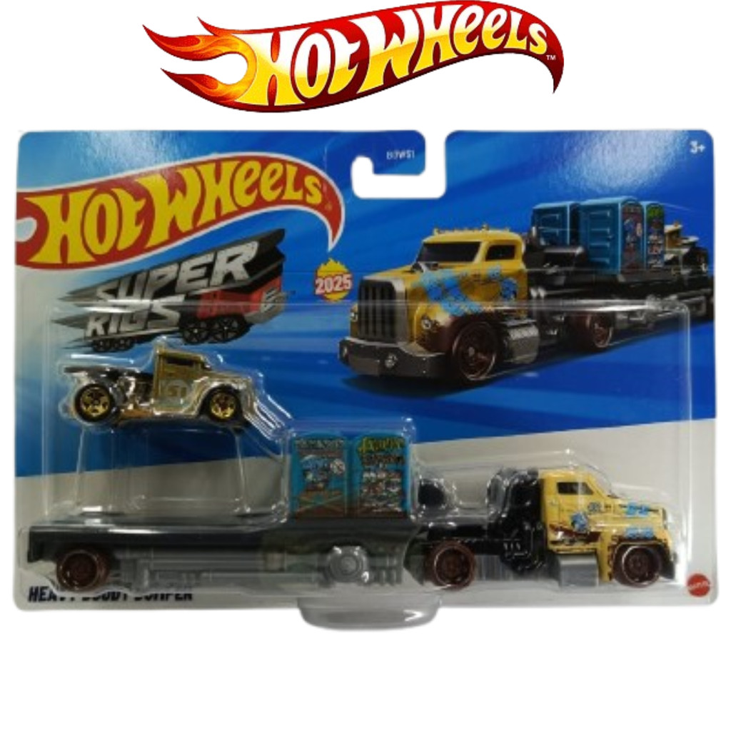 Jual Hot Wheels Super Rigs Heavy Doody Dumper Truck Cream Biru Original ...