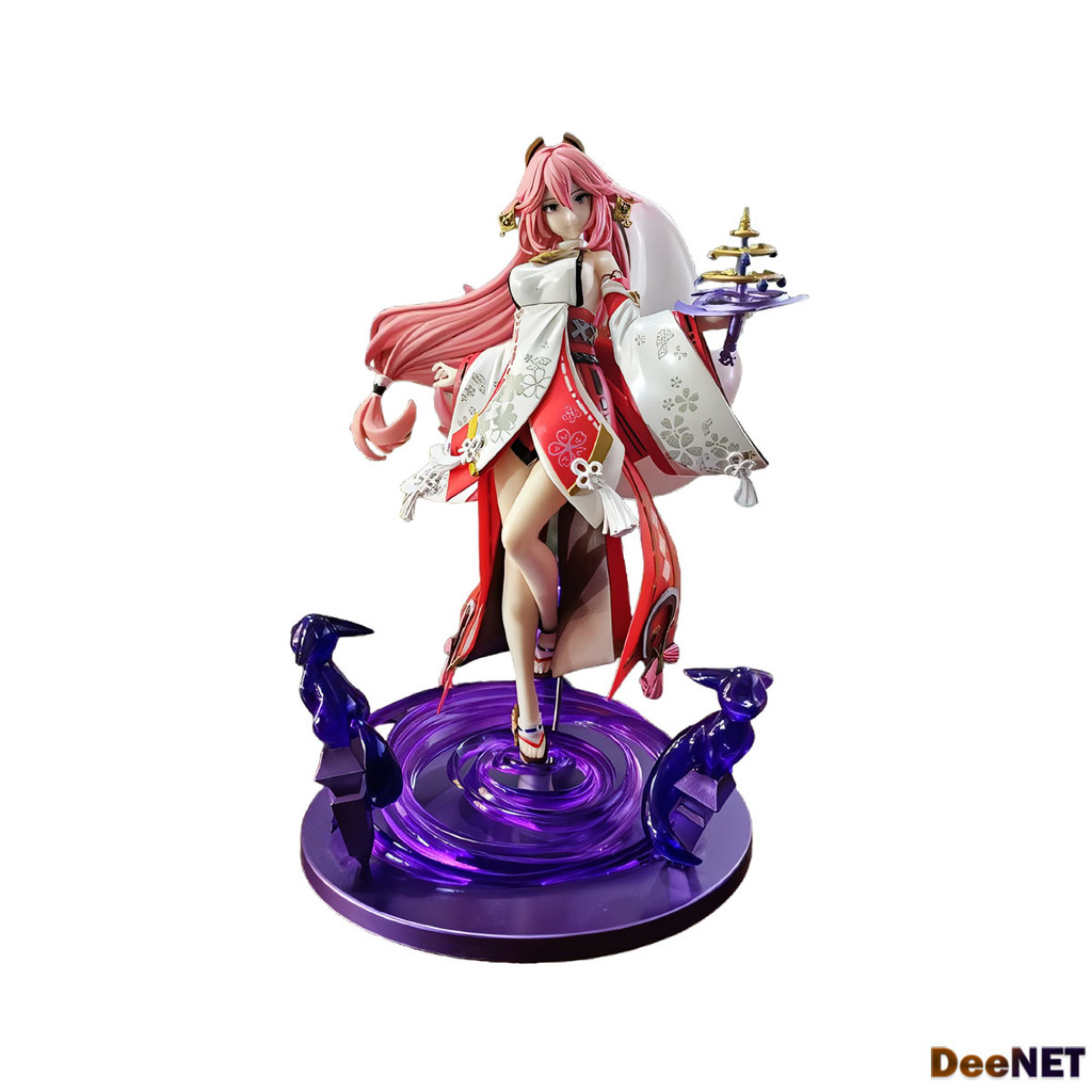 Jual Yae Miko Genshin Impact Standing Pose 25cm Action Figure PVC D ...