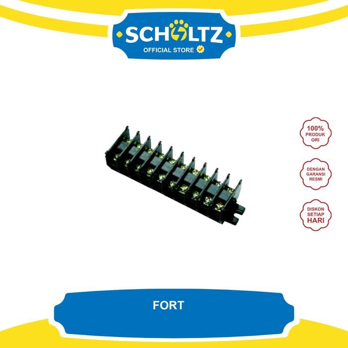 Jual FORT TERMINAL BLOCK HITAM CBC-10 | Shopee Indonesia