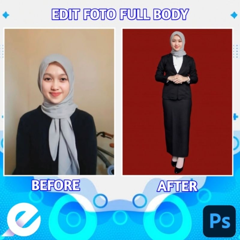Jual JASA EDIT FOTO FULL BODY/EDIT FOTO PAS FOTO/EDIT FOTO FORMAL/EDIT ...