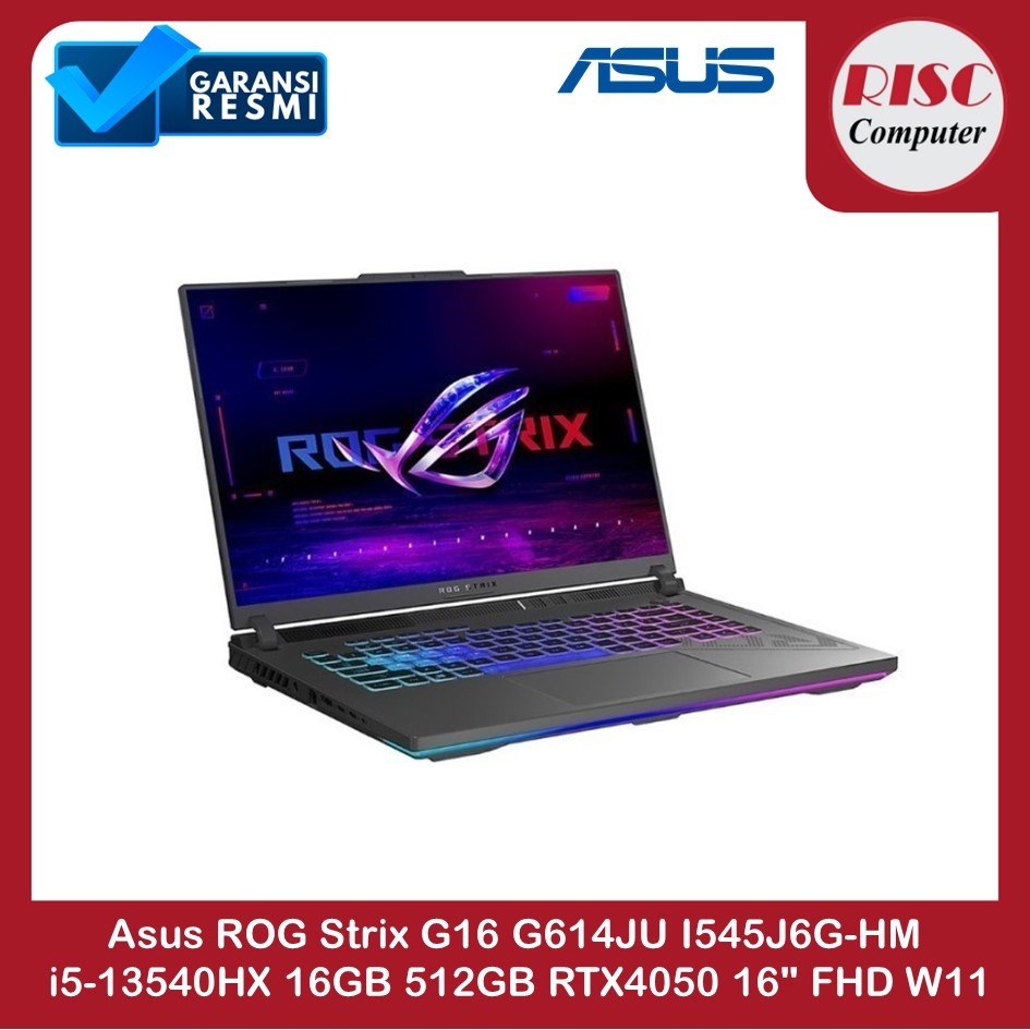Jual Asus ROG Strix G16 G614JU I545J6G-HM Core i5-13540HX 16GB 512GB ...