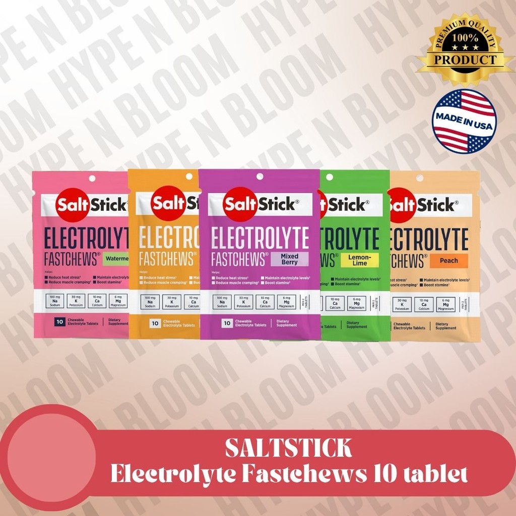 Jual Saltstick Electrolyte Fastchews sachet isi 10 chewable tablet ...