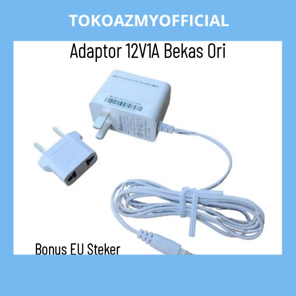 Jual Power Adapter Adaptor 12V 1A Ori Bekas Berkualitas untuk Supply ...