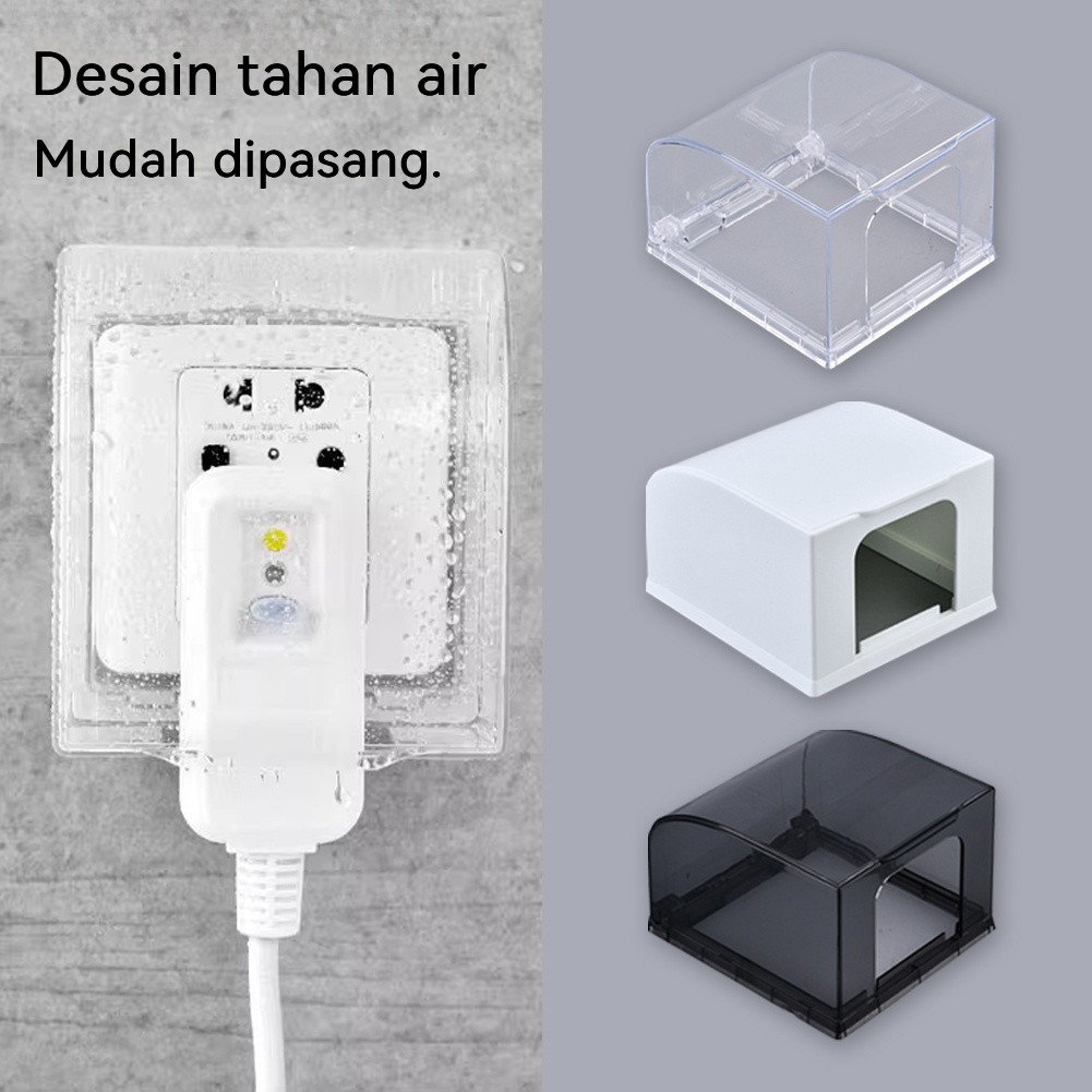 Jual box kotak tempel cover pengaman safety penutup stop kontak colokan ...