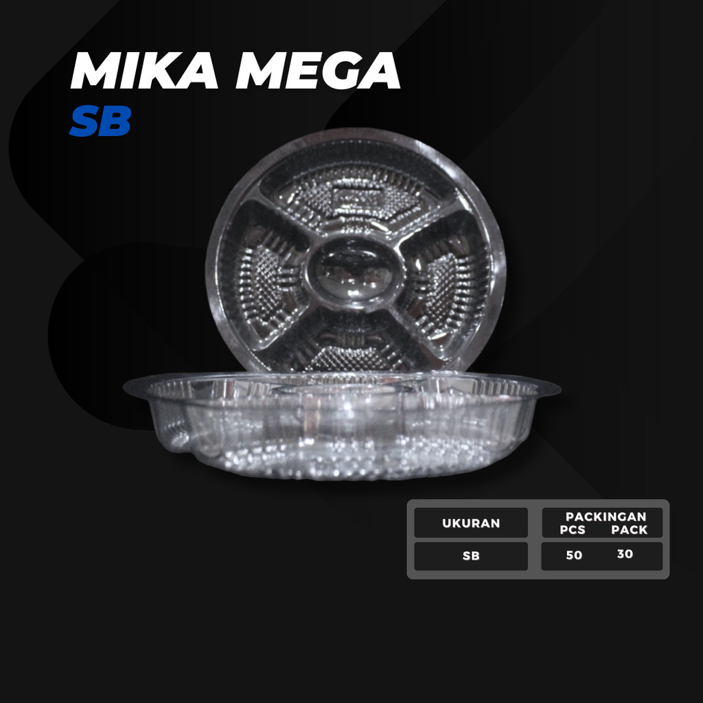 Jual MIKA MAKANAN / MIKA MEGA 5B ISI 50 PCS / MIKA KATERING / MIKA ...