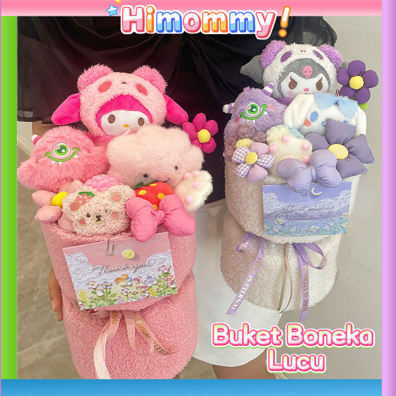 Jual Buket Boneka Strawberry Bear /Bunga Boneka Plush /Lucu Mewah ...